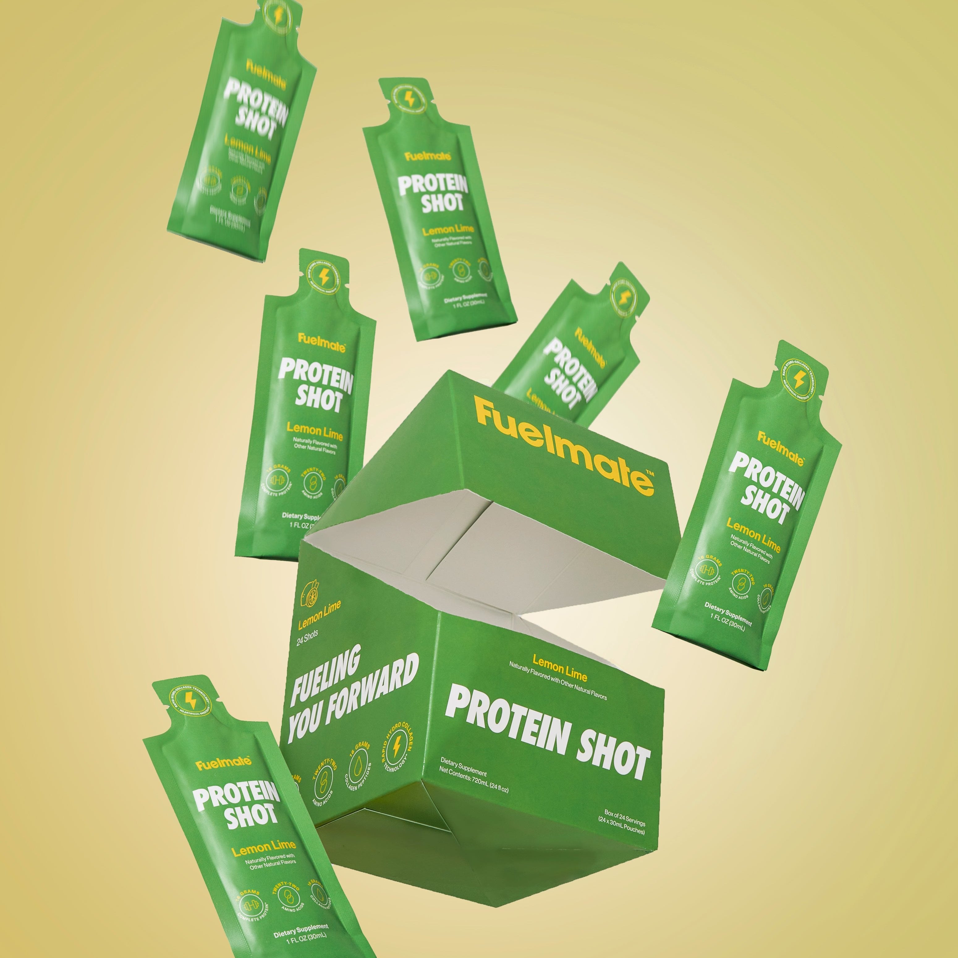LIQUID COLLAGEN PROTEIN SHOT (24 SHOTS) - Fuelmate